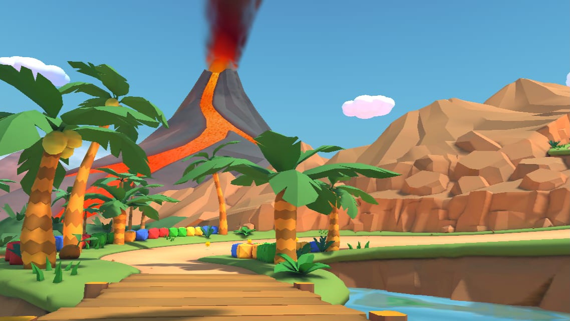 File:MKT GBA Lakeside Park Volcano.jpg - Super Mario Wiki, the Mario ...