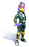 File:Falco Adventures Sticker.png - Super Mario Wiki, the Mario ...