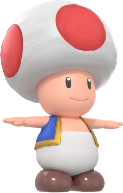 File:Toad model MRSOH.png - Super Mario Wiki, the Mario encyclopedia