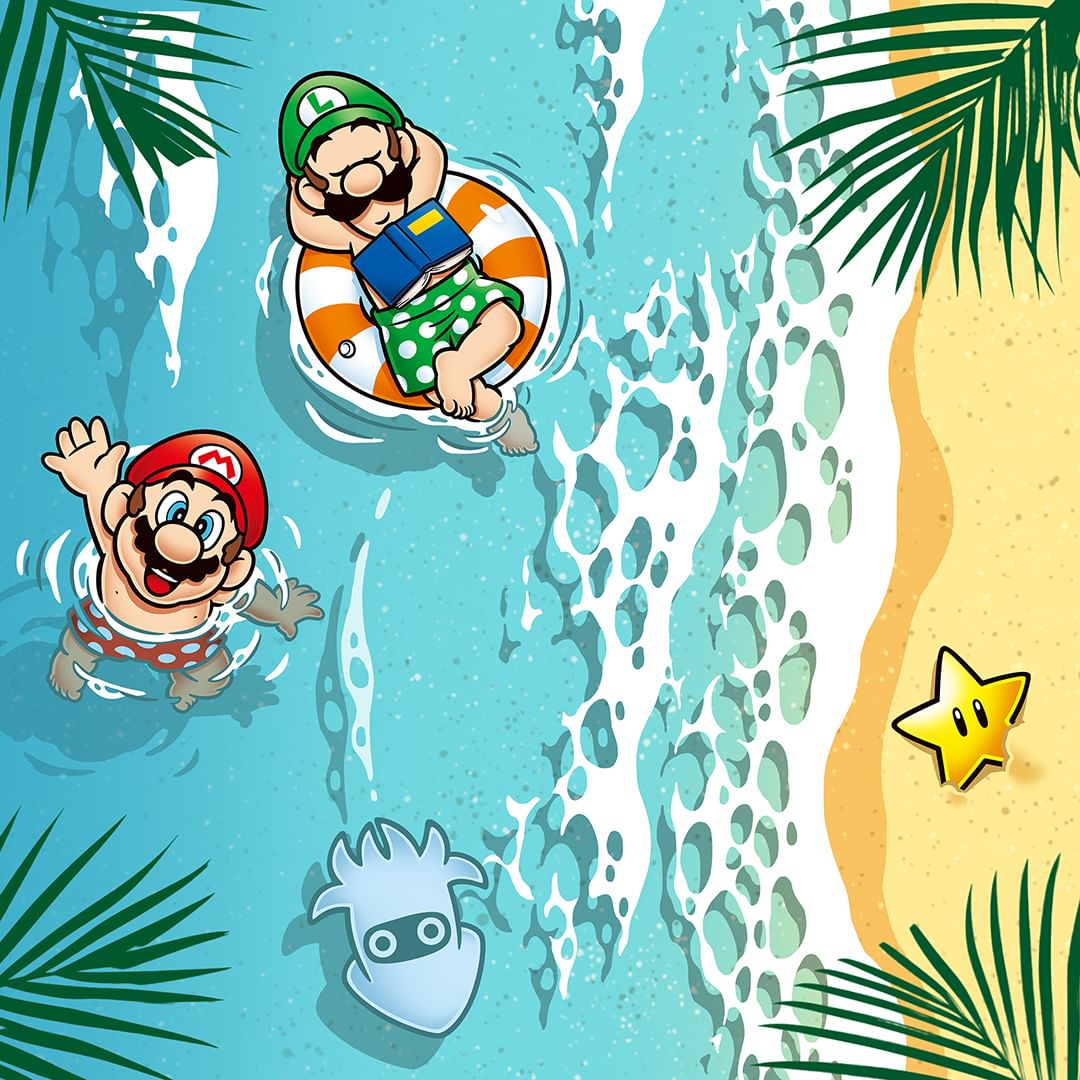 File:My Nintendo Mario Luigi Summer 2024 wallpaper smartphone.jpg ...
