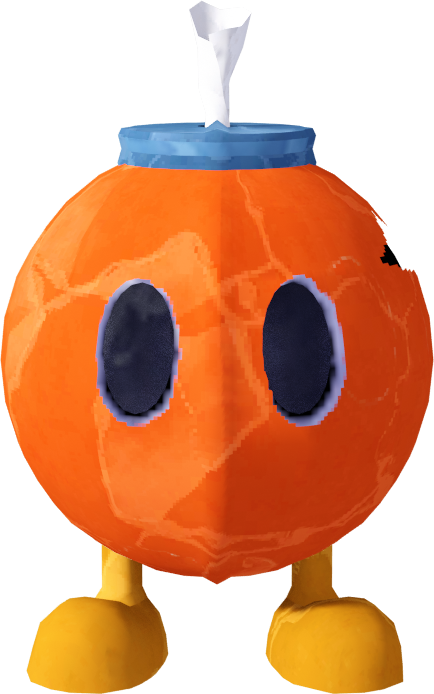 File:PMTOK PaperMachoBob-omb Render2.png - Super Mario Wiki, the Mario encyclopedia