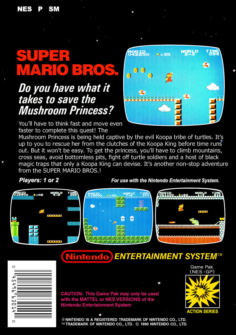 File:SMB - Back Box UK.jpg - Super Mario Wiki, the Mario encyclopedia