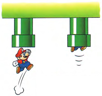 File:SMW Mario going up a pipe.jpg - Super Mario Wiki, the Mario ...