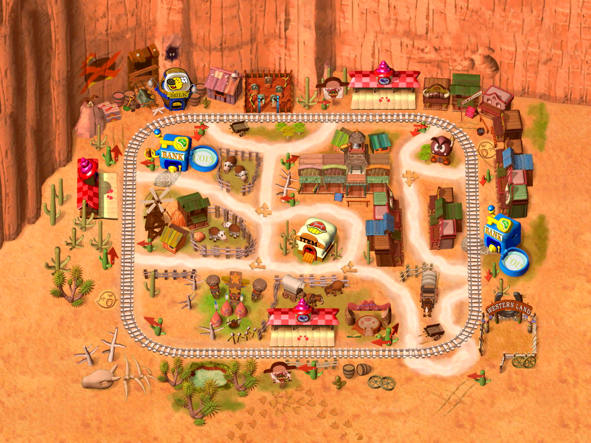 File:MP2-Western-Land.png - Super Mario Wiki, the Mario encyclopedia