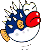 File:SMW Artwork Porcupuffer.png - Super Mario Wiki, the Mario encyclopedia
