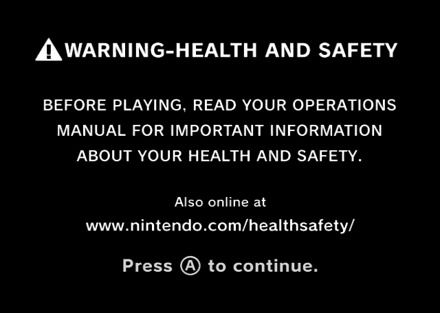 File:Wii Safety Screen.png - Super Mario Wiki, the Mario encyclopedia