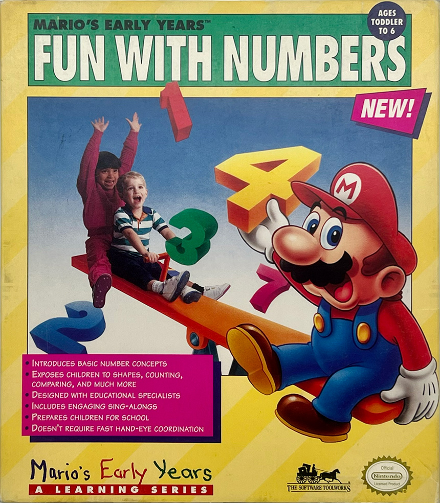 File:Mario Fun with Numbers Front Cover.png - Super Mario Wiki, the ...