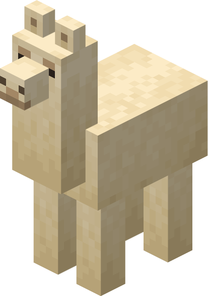 File:Minecraft Llama Creamy.png - Super Mario Wiki, the Mario encyclopedia