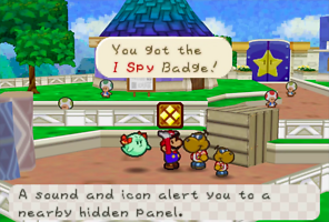 File:I Spy Badge Reward PM.png - Super Mario Wiki, the Mario encyclopedia