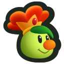 File:SMBW Icon Florian Action Badge.png - Super Mario Wiki, the Mario ...