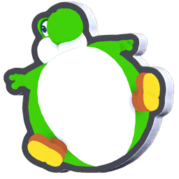 File:Standee Balloon Yoshi.png - Super Mario Wiki, the Mario encyclopedia