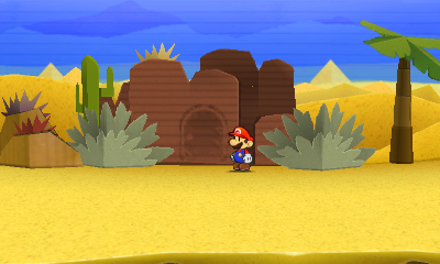 File:Damp Oasis Paperization Spot 3.png - Super Mario Wiki, the Mario ...