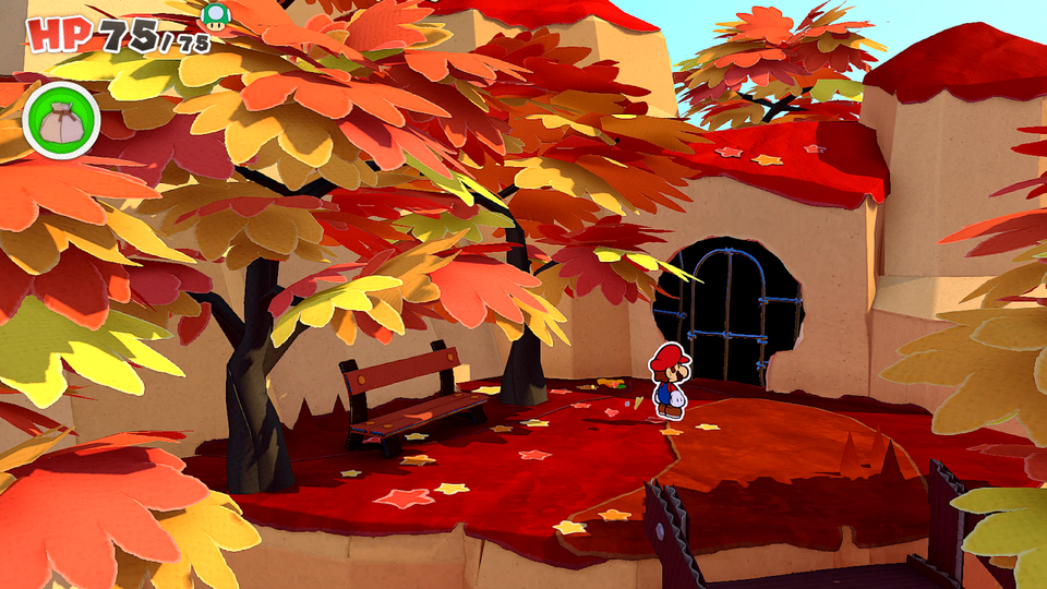 File:Not-Bottomless Hole Autumn Mountain 1.png - Super Mario Wiki, the ...