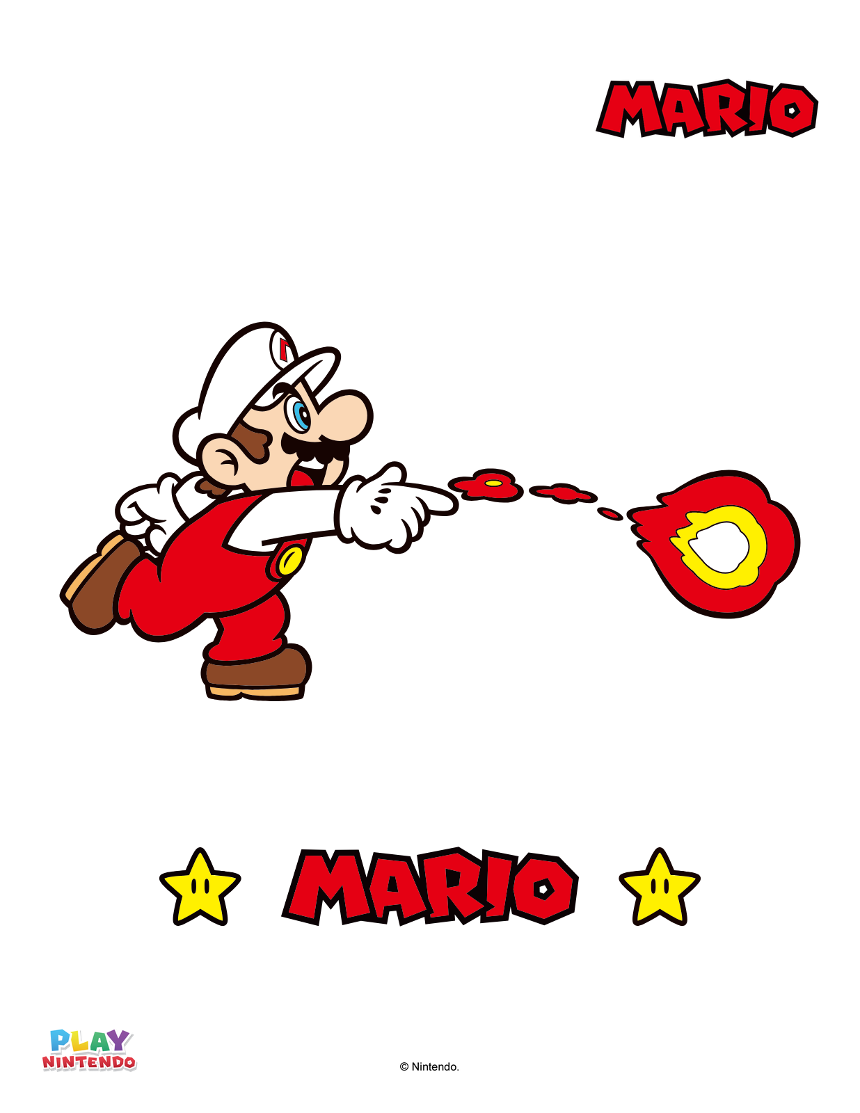 File:PN PBN Fire Mario.png - Super Mario Wiki, the Mario encyclopedia