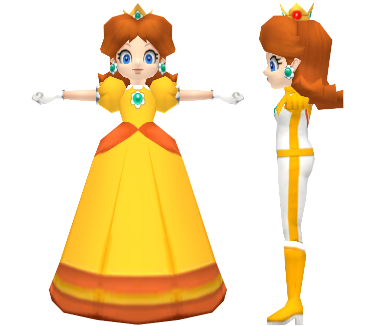 File:MKWDaisyModel.png - Super Mario Wiki, the Mario encyclopedia