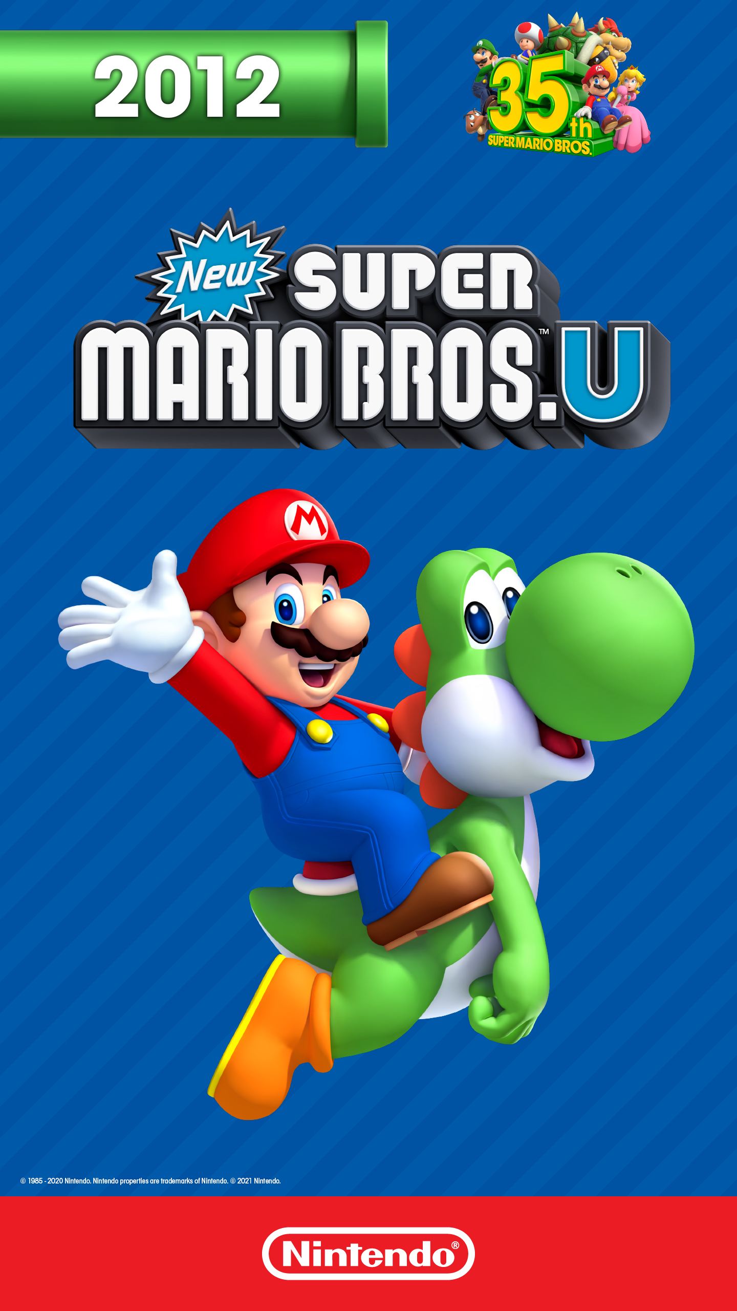 File:NSMBU My Nintendo wallpaper smartphone.jpg - Super Mario Wiki, the ...