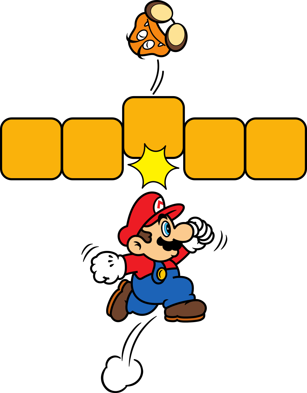 Filesmbdx Mario Punching Blockpng Super Mario Wiki The Mario Encyclopedia