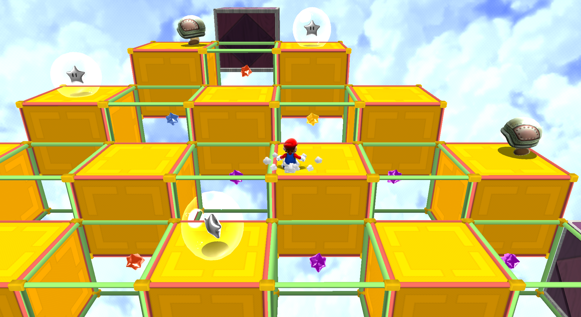 File:SMG2 Beat Block Blinking Block Pyramid.png - Super Mario Wiki, the ...