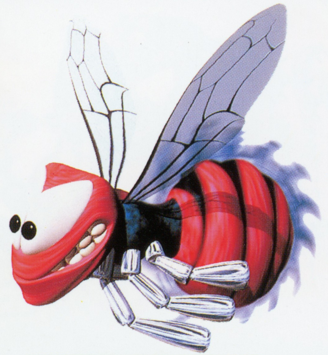 File:Red Buzz alt artwork.png - Super Mario Wiki, the Mario encyclopedia