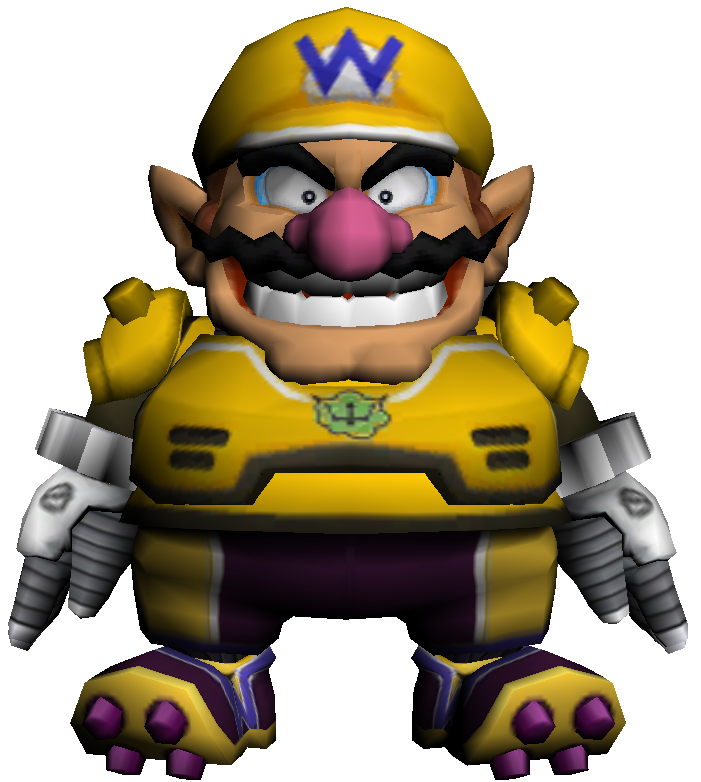 File:StrikersCharged Wario Model.png - Super Mario Wiki, the Mario ...