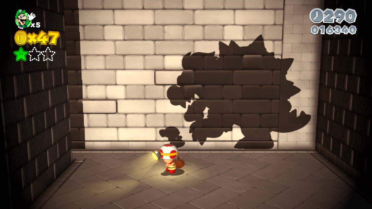 File:SM3DW Captain Toad Shadow Bowser.png - Super Mario Wiki, the Mario ...