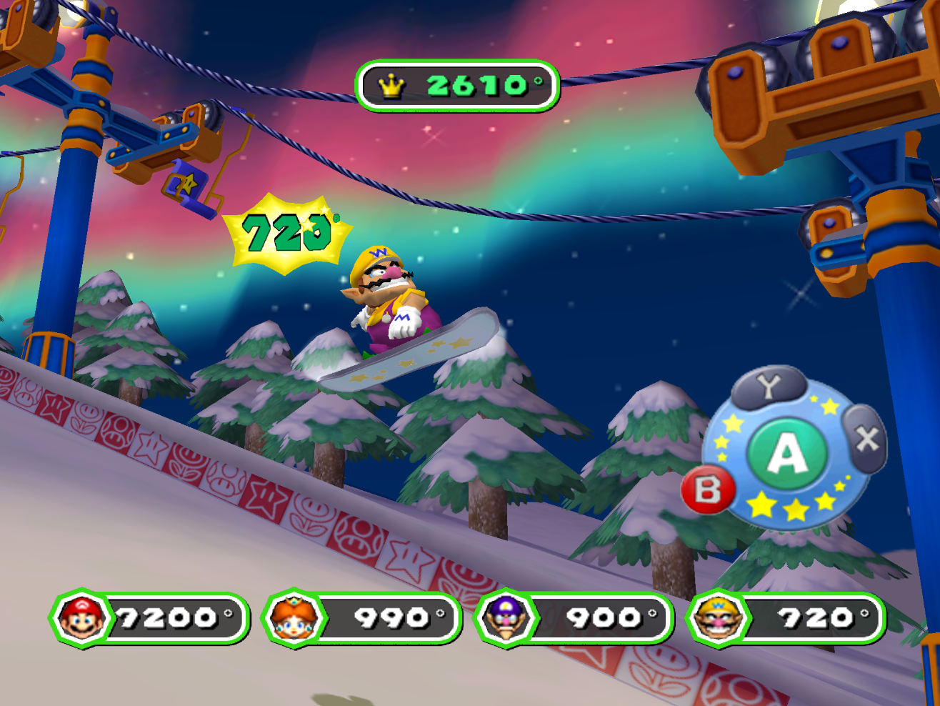 File:Snow Whirled - Night.png - Super Mario Wiki, the Mario encyclopedia