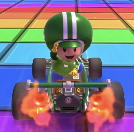 File:MKT Green Toad Pit Crew Trick2.png - Super Mario Wiki, the Mario ...