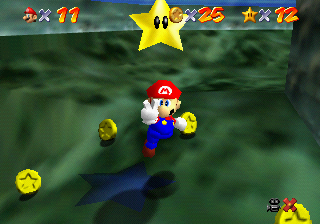 File:SM64 Metal Cap Cavern Power Star.png - Super Mario Wiki, the Mario ...