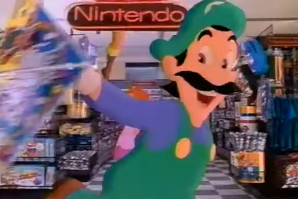 File:Luigi World of Nintendo commercial.png - Super Mario Wiki, the ...