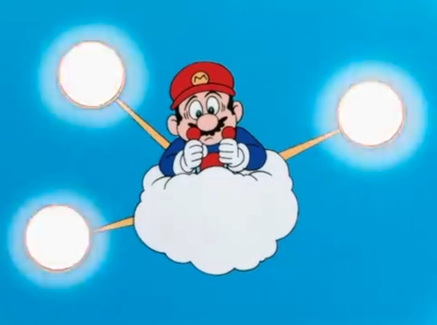 File:Mario in cloud.jpg - Super Mario Wiki, the Mario encyclopedia