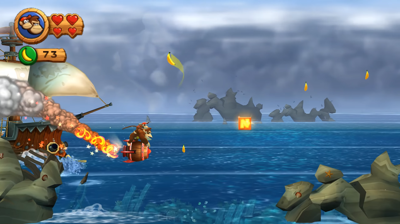 File:DKCR Peaceful Pier Letter N.png - Super Mario Wiki, the Mario ...