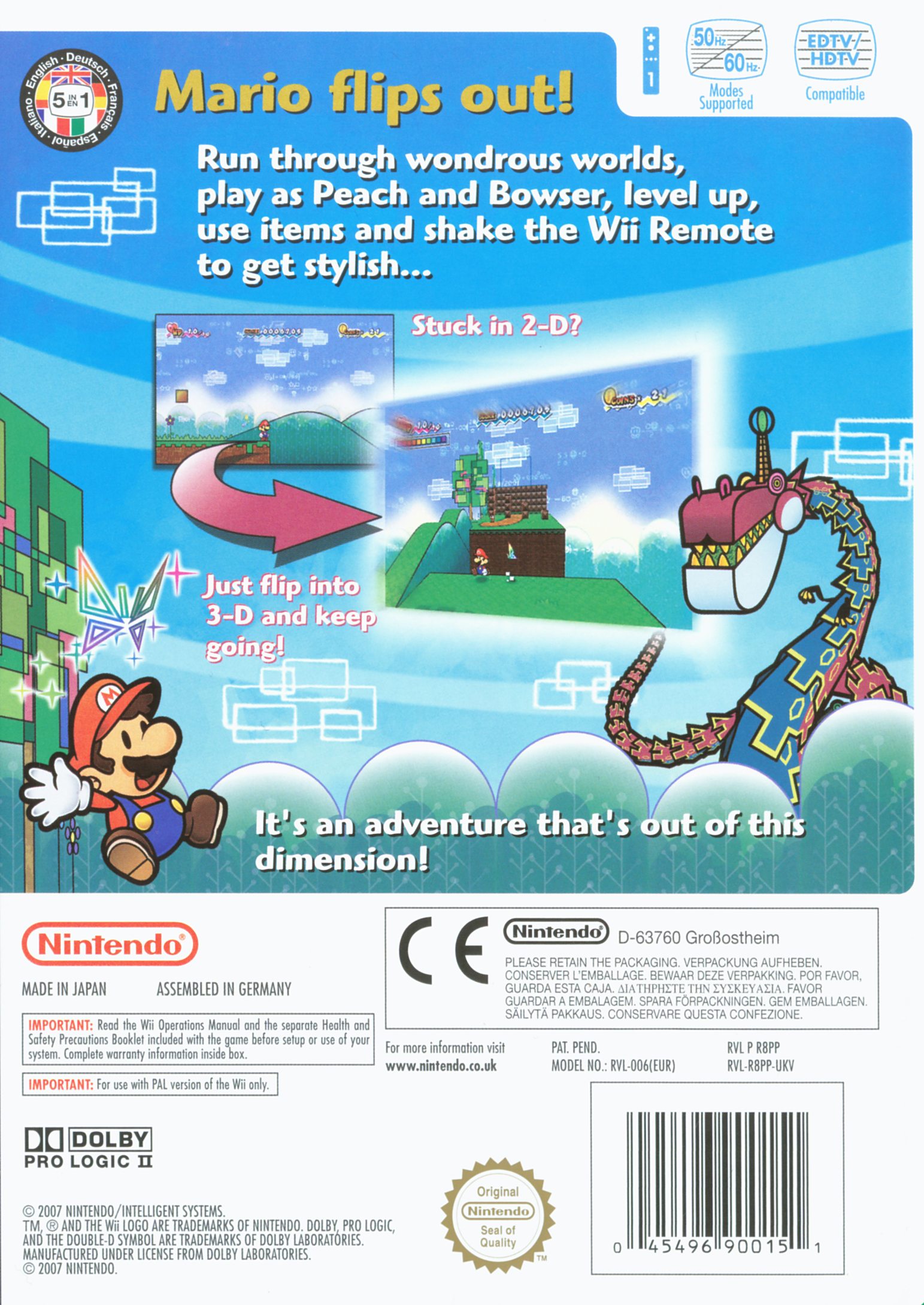 File:SPMBackEurope.jpg - Super Mario Wiki, the Mario encyclopedia