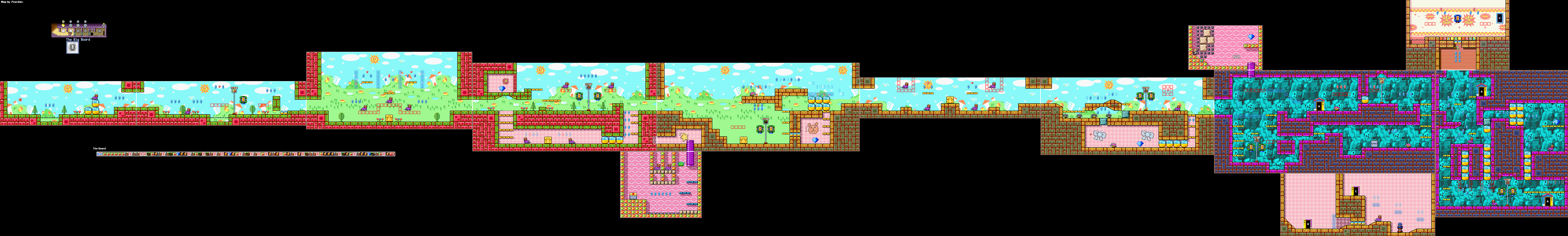 File:WL4 TheBigBoard Map.png - Super Mario Wiki, the Mario encyclopedia