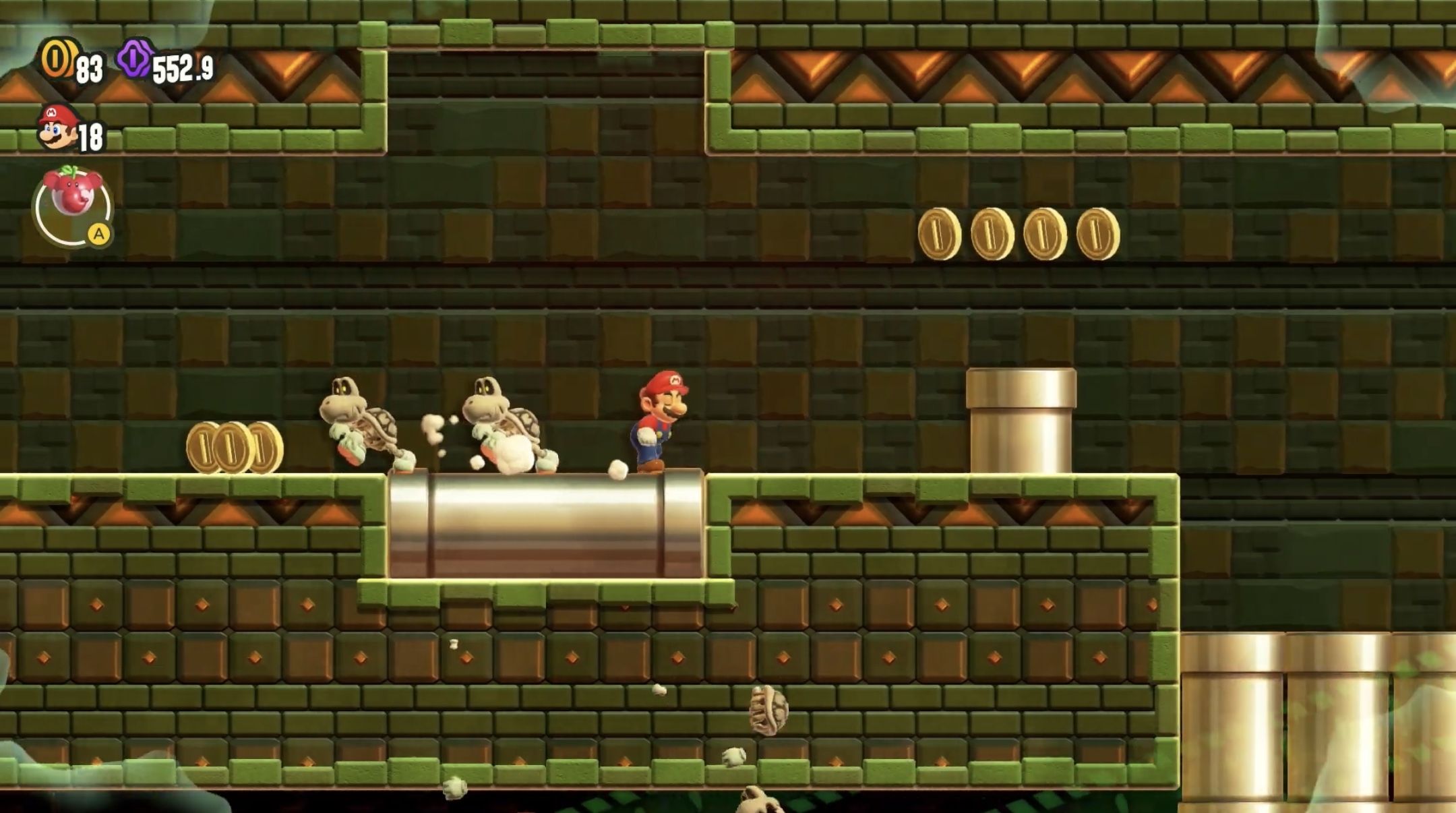 File:SMBW Pipe-Rock Plateau Palace above passage.jpg - Super Mario Wiki ...