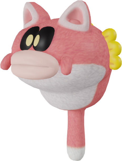 File:SM3DWBF Model Cat Splounder.png - Super Mario Wiki, the Mario ...