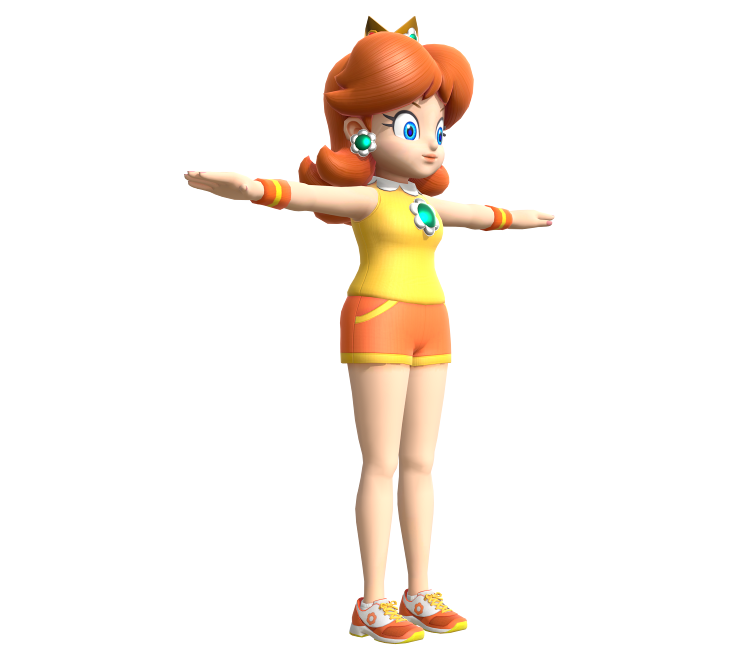 File:Daisy model MTA.png - Super Mario Wiki, the Mario encyclopedia
