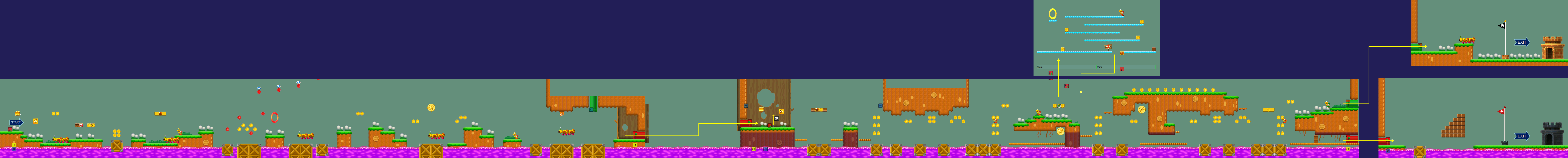 File:NSMB2 map 34.png - Super Mario Wiki, the Mario encyclopedia