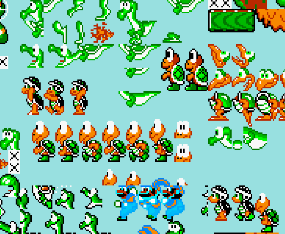 File:SMW Koopa Troopa Beta.png - Super Mario Wiki, the Mario encyclopedia