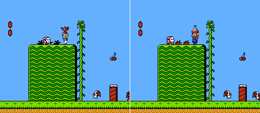 File:DDP SMB2 First Level Comparison.png - Super Mario Wiki, the Mario ...