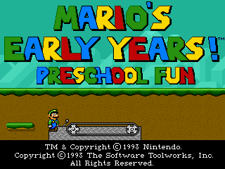 File:MEYPF DOS Title Screen.png - Super Mario Wiki, the Mario encyclopedia