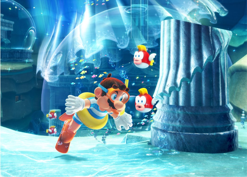 File:SMO Art - Lake Kingdom Card.jpg - Super Mario Wiki, the Mario ...