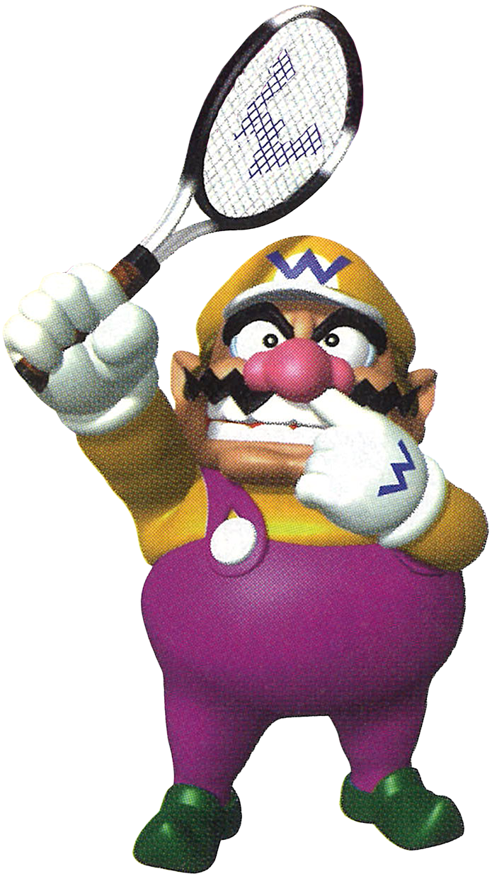 File:Wario64tennis.png - Super Mario Wiki, the Mario encyclopedia