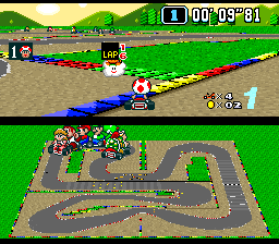 File:GlitchLapSuperMarioKart.png - Super Mario Wiki, the Mario encyclopedia