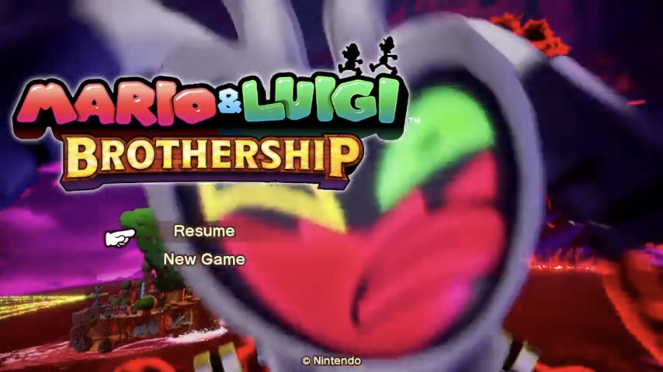 File:MLB Reclusa title screen.jpg - Super Mario Wiki, the Mario ...