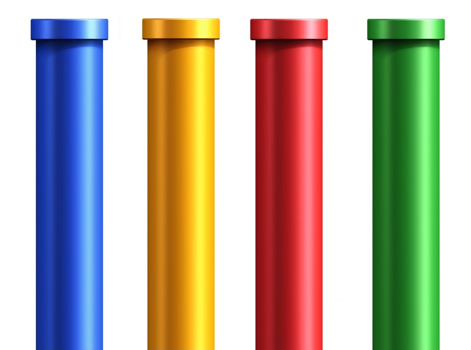 File:NSMBW Colored Warp Pipes Artwork.png - Super Mario Wiki, the Mario ...
