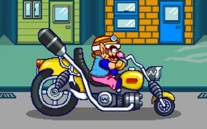 File:Wario Bike Touched.png - Super Mario Wiki, the Mario encyclopedia