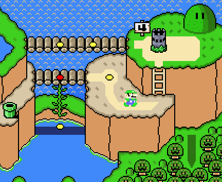 File:SMW Twin Bridges map.png - Super Mario Wiki, the Mario encyclopedia