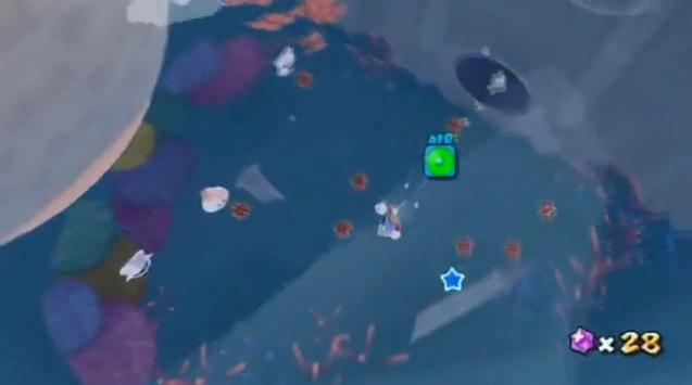 File:SMG2 Starshine Beach Underwater.png - Super Mario Wiki, the Mario ...
