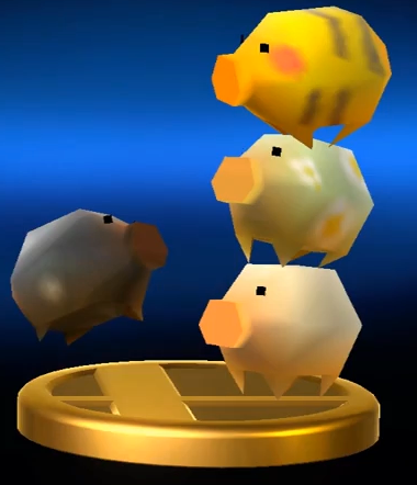 File:SSB4TrophyLilOink.png - Super Mario Wiki, the Mario encyclopedia