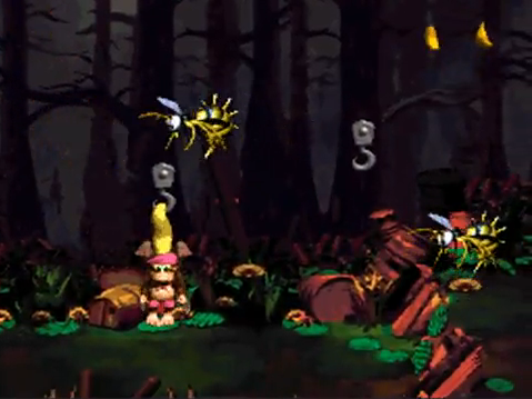 File:Mudhole Marsh DKC2 shot.png - Super Mario Wiki, the Mario encyclopedia